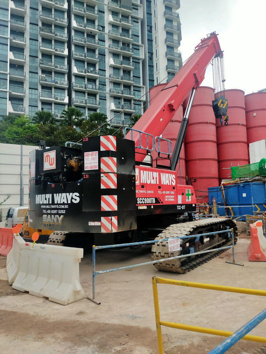 SANY 90 TON TELESCOPIC CRANE SCC900TB – Multi Ways