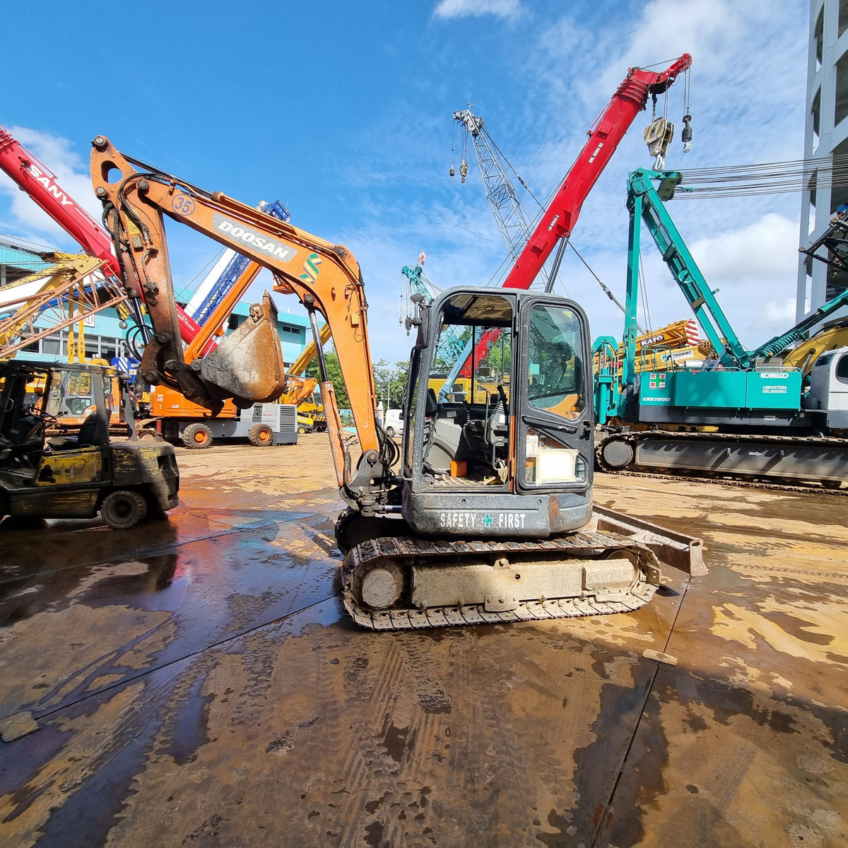 DOOSAN MINI EXCAVATOR DX60R – Multi Ways